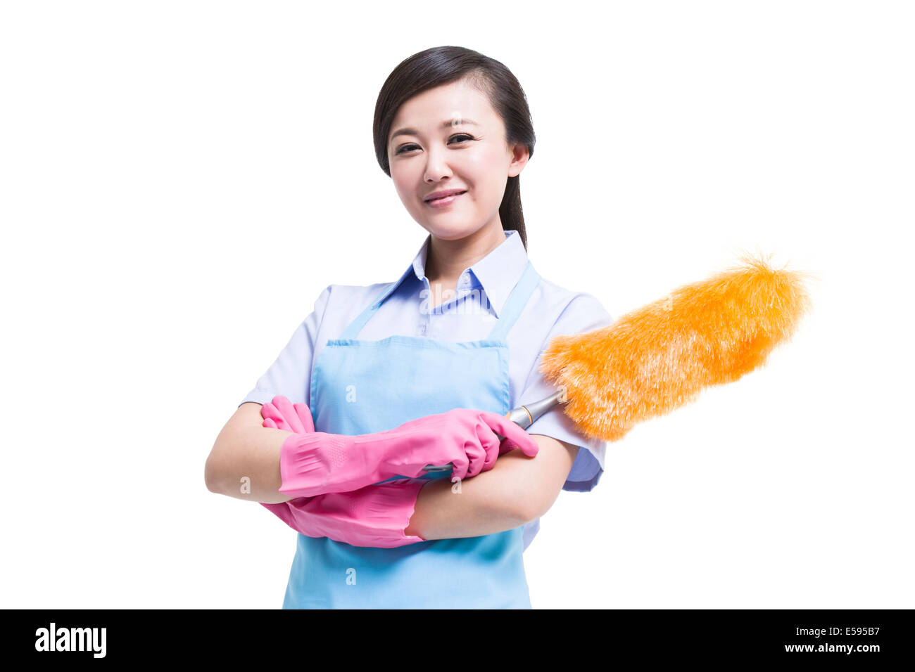 Janitorial staff cleaning Stock Photo - Alamy