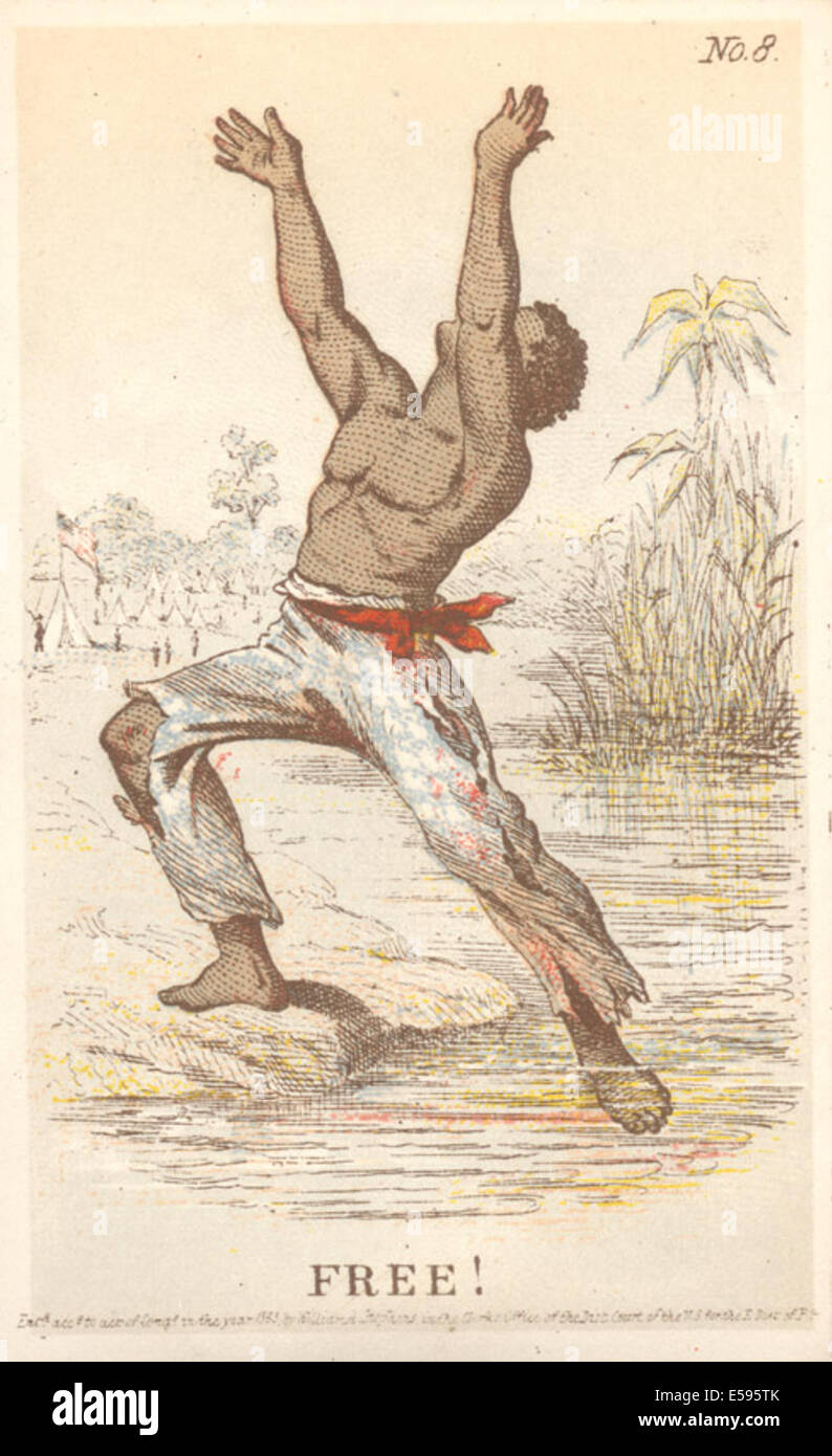Free slaves civil war hi-res stock photography and images - Alamy