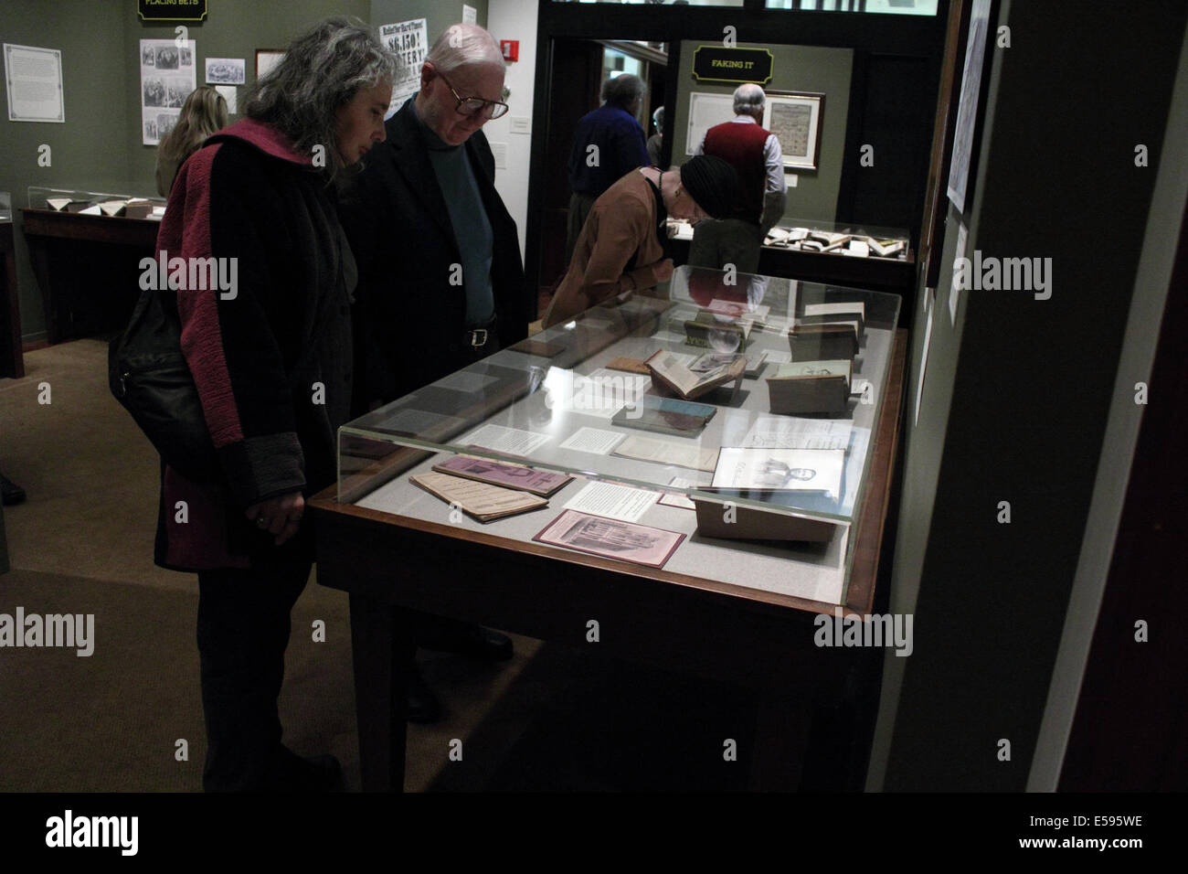 A historical image showing the use of gaslight in a social reception ...