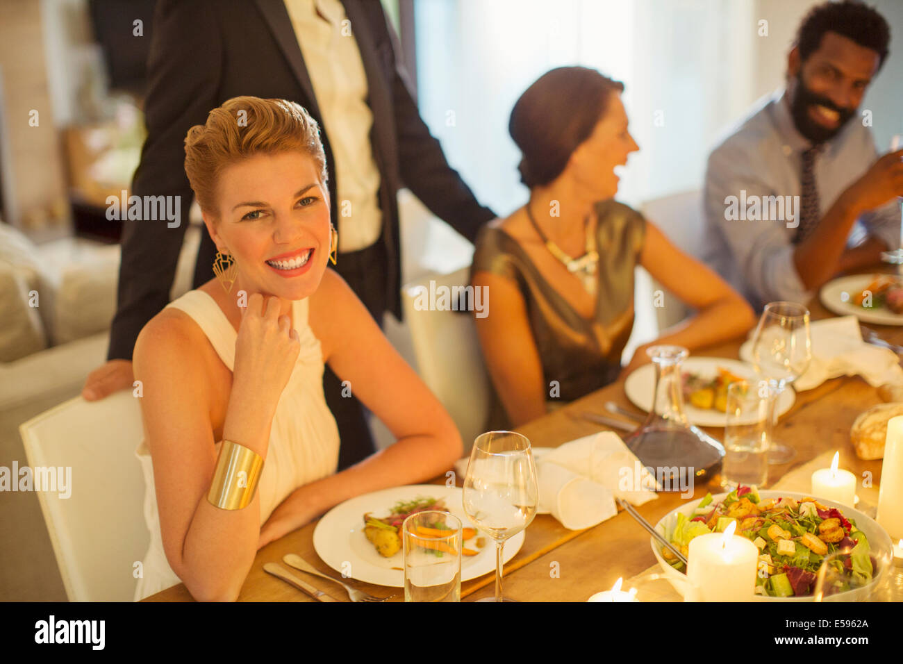 Cheerful ethnic female smiling hi-res stock photography and images - Alamy