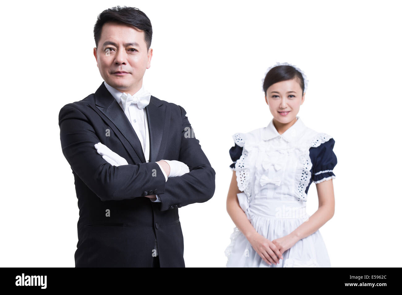 Hotel staff portrait Cut Out Stock Images & Pictures - Alamy