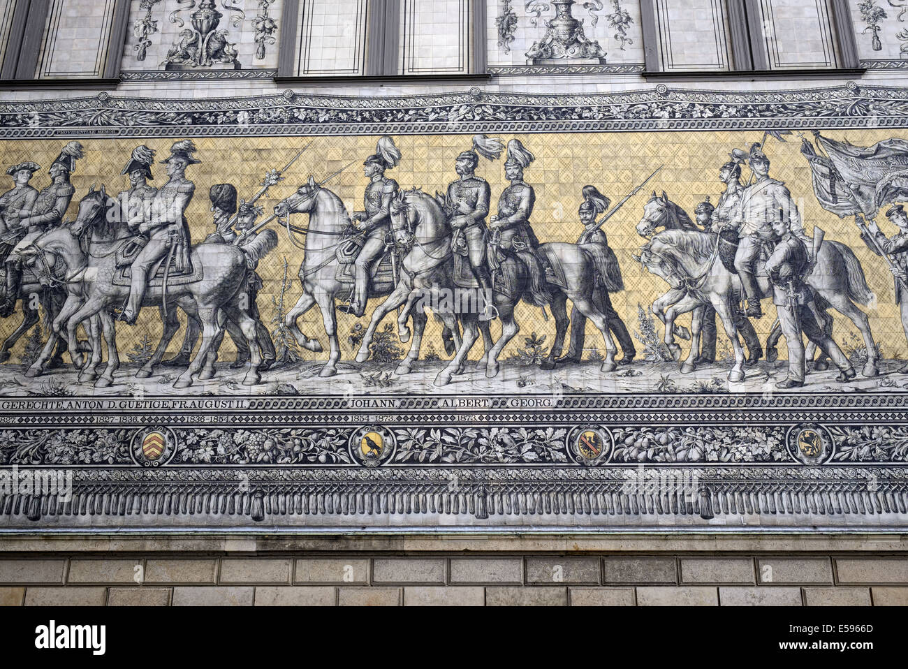Germany dresden mural painting on hi-res stock photography and images ...