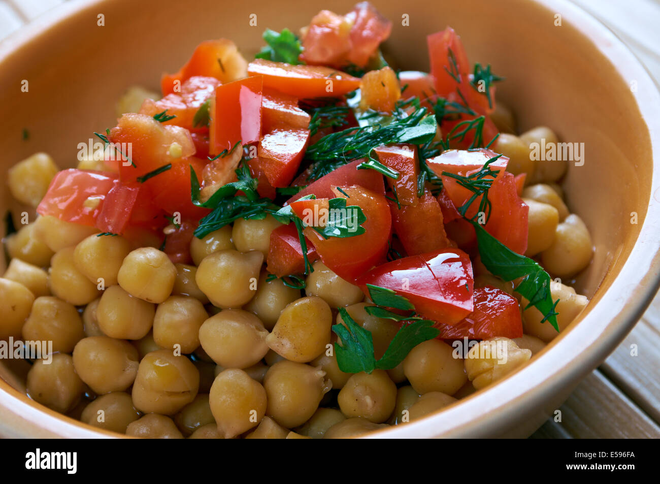 Lebanese Chickpea Balila Stock Photo - Alamy