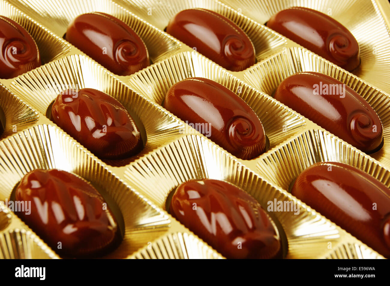 Close up chocolate candies in hi-res stock photography and images - Alamy