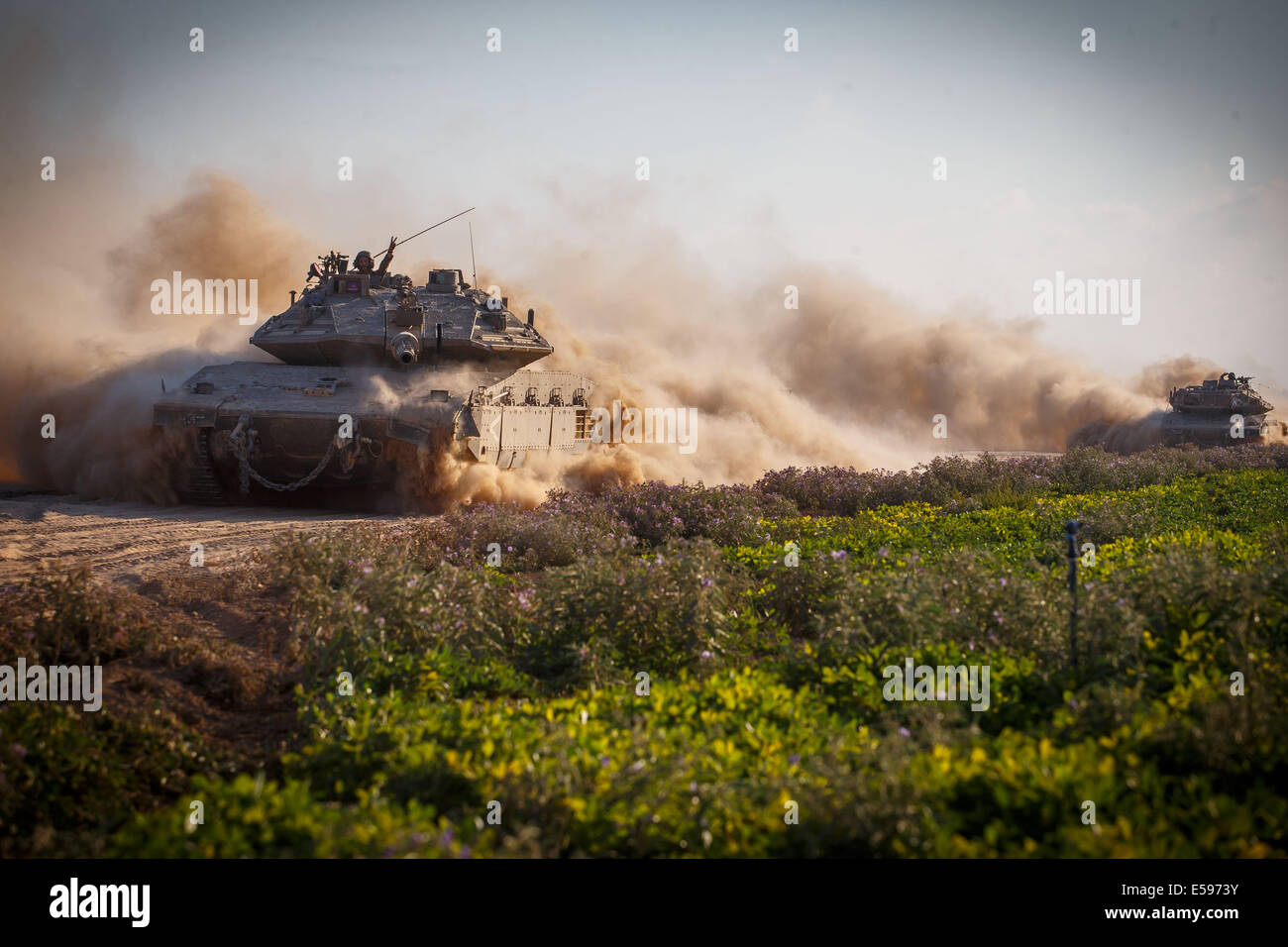 Gaza Border, Operation Protective Edge. 23rd July, 2014. Israeli ...
