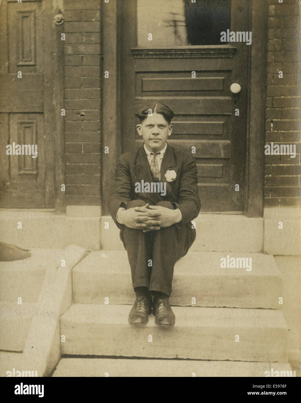 A photographic postcard portrait of John Frank Keith, taken in ...