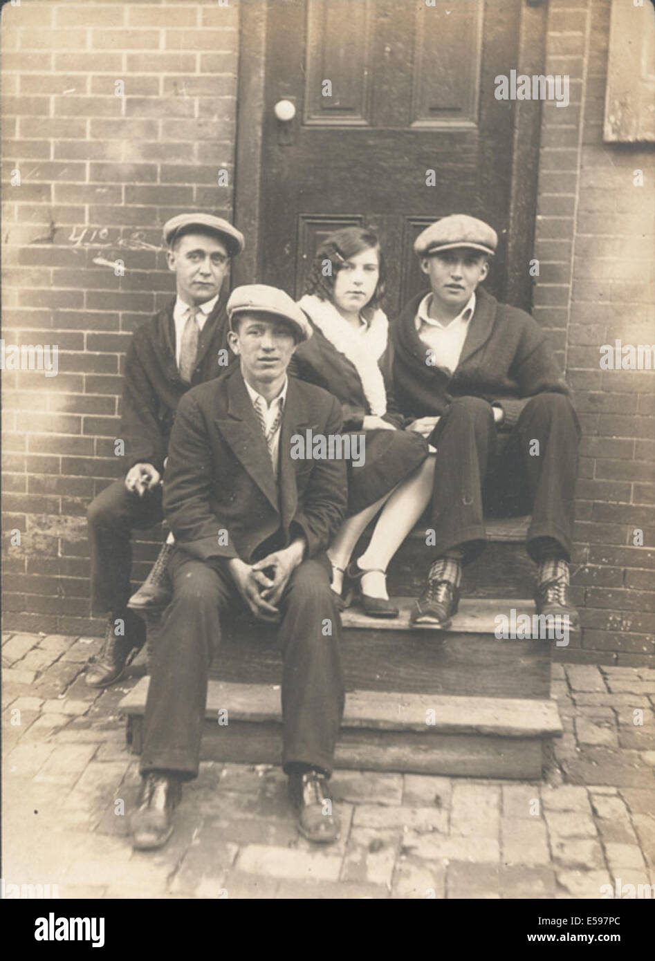 A group portrait photograph by John Frank Keith, depicting a gathering ...