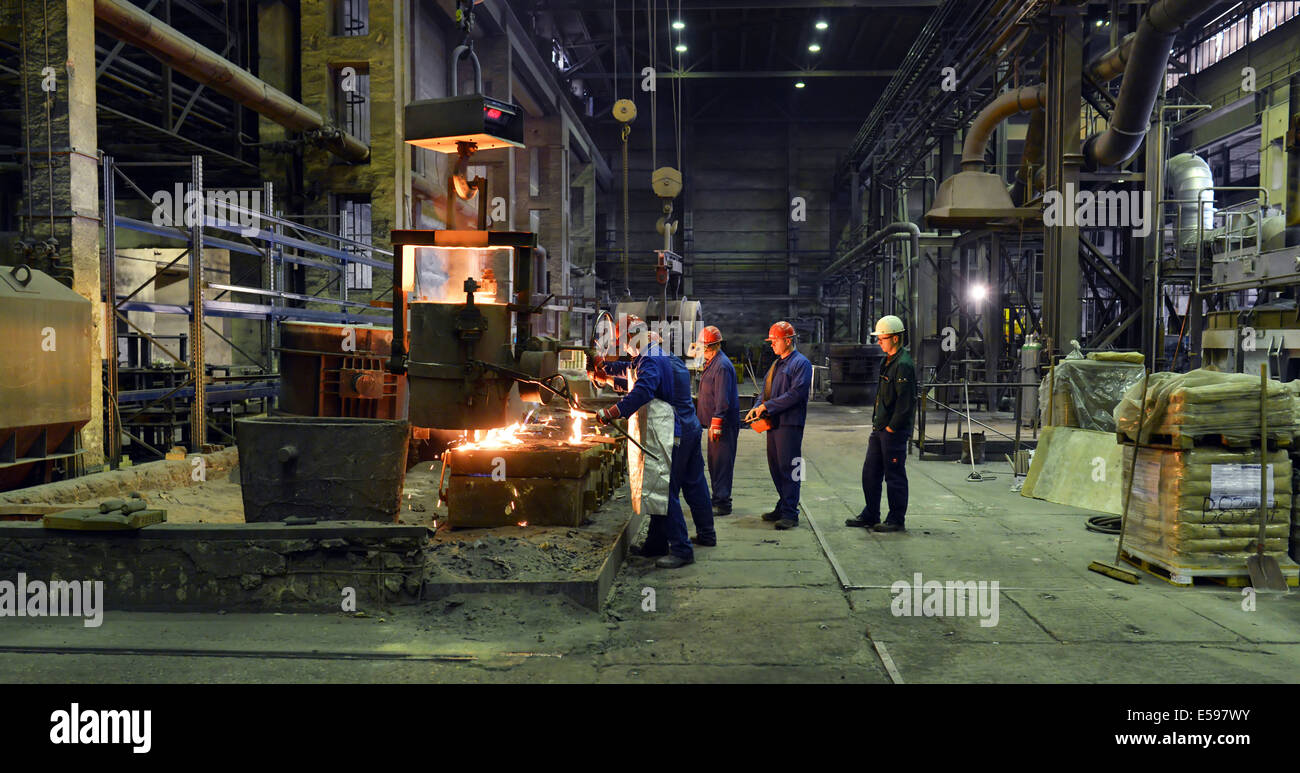 Blast Furnace Workers High Resolution Stock Photography and Images - Alamy