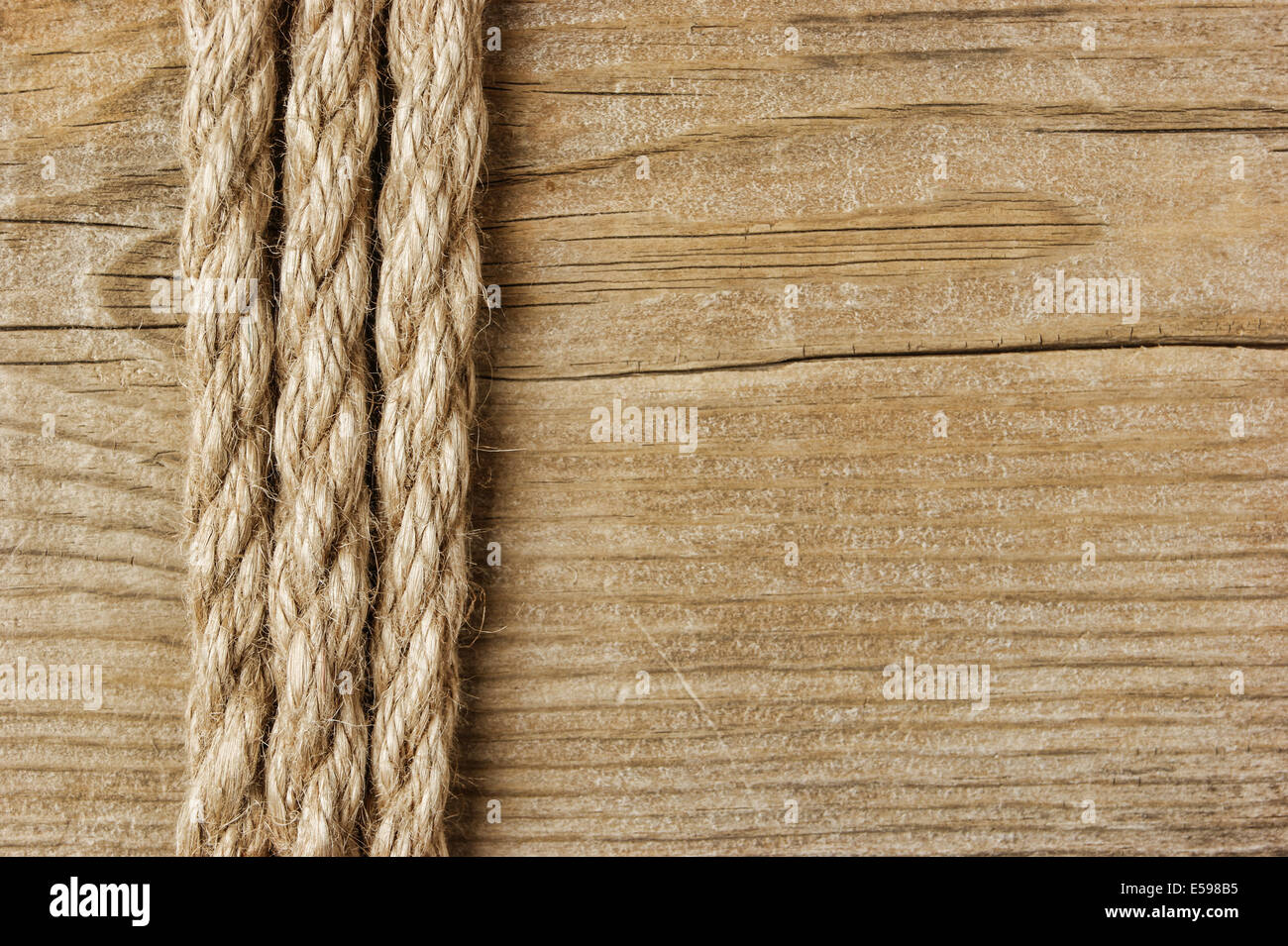 Rope texture wooden frame hi-res stock photography and images - Alamy