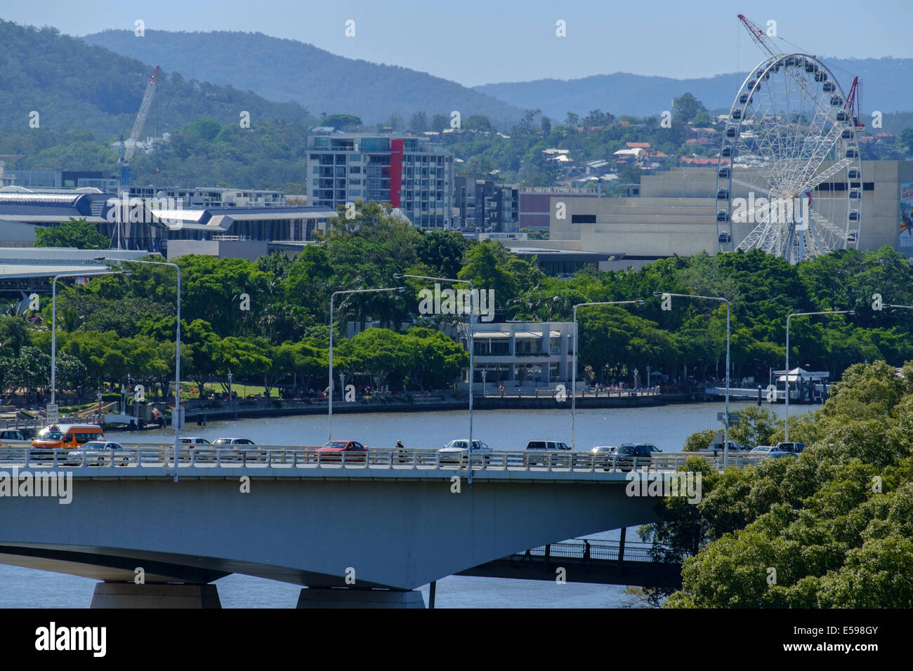 Brisbane views at Kangaroo Point Stock Photo - Alamy