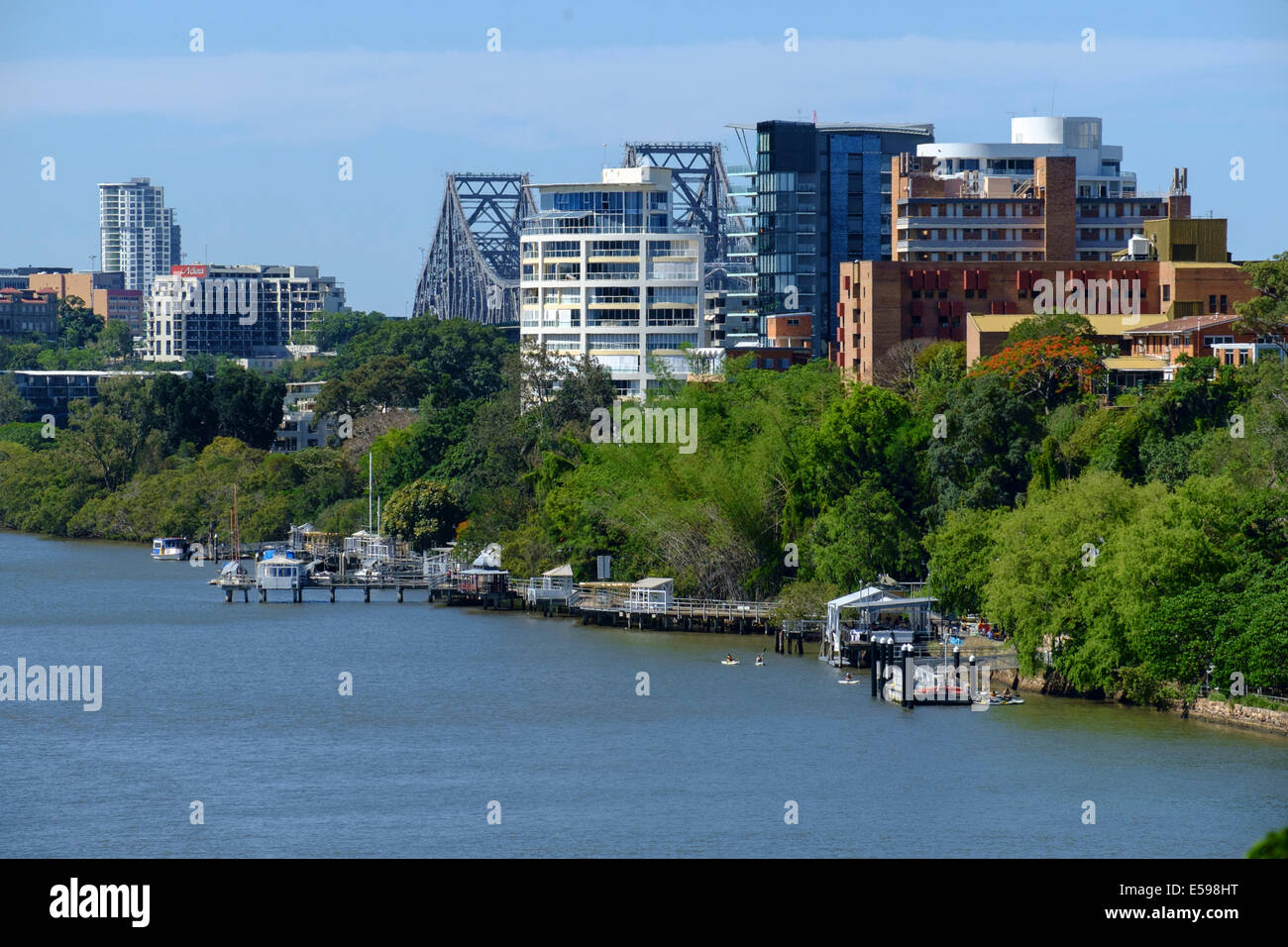 Brisbane views at Kangaroo Point Stock Photo - Alamy