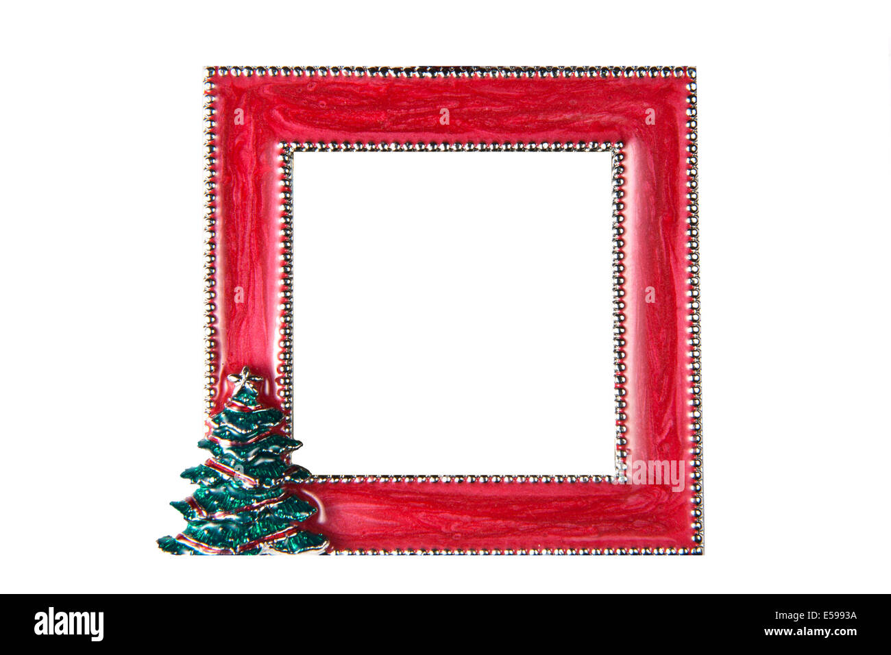 Christmas border frame in red hi-res stock photography and images - Alamy