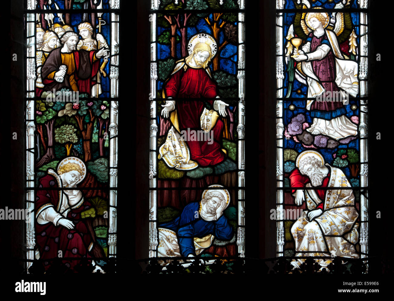East Window, All Saints Church, West Haddon, Northamptonshire, England ...