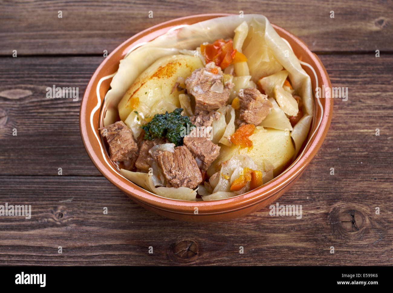 dymlyama -oriental meat stew .national cuisine of Azerbaijan ...