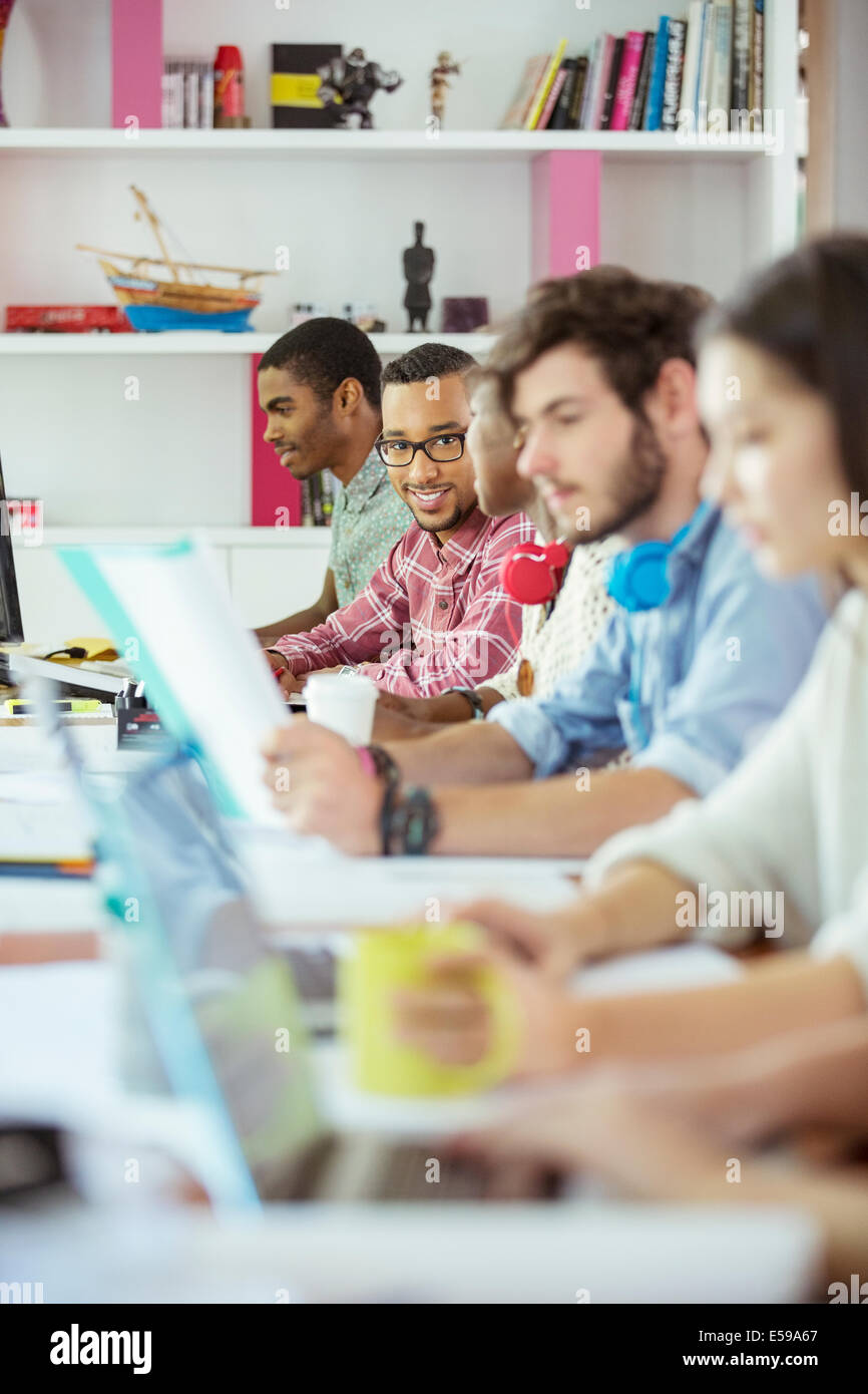 People working conference table hi-res stock photography and images - Alamy