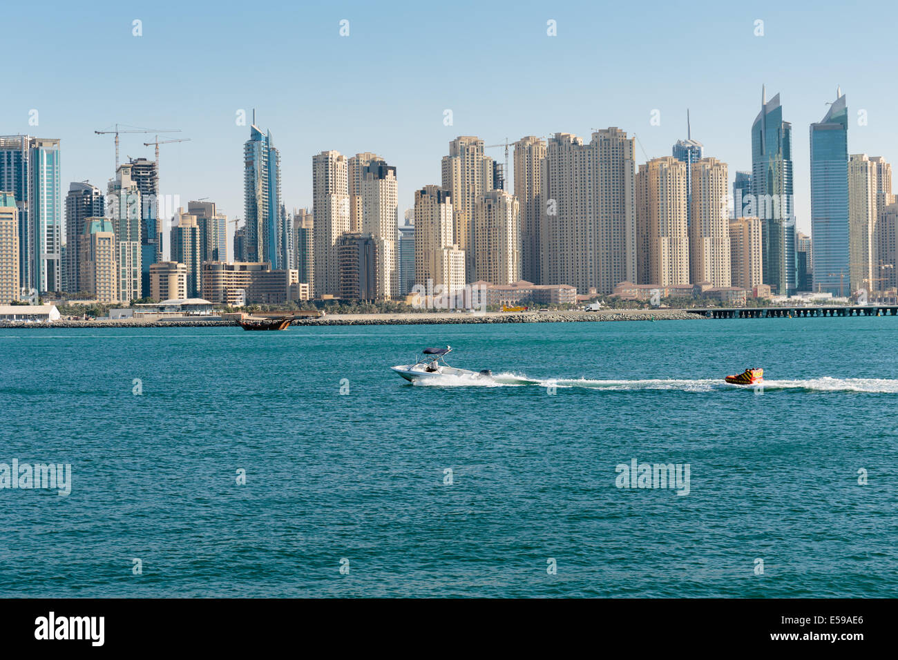 DUBAI, UAE - NOVEMBER 7: General view of the Dubai Marina, on November ...