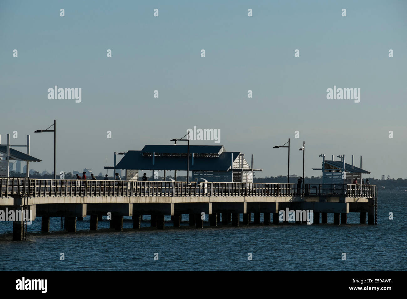 Woody Point Jetty Stock Photo - Alamy