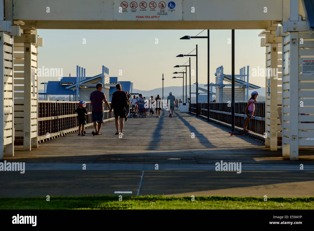 Woody Point Jetty Stock Photo - Alamy