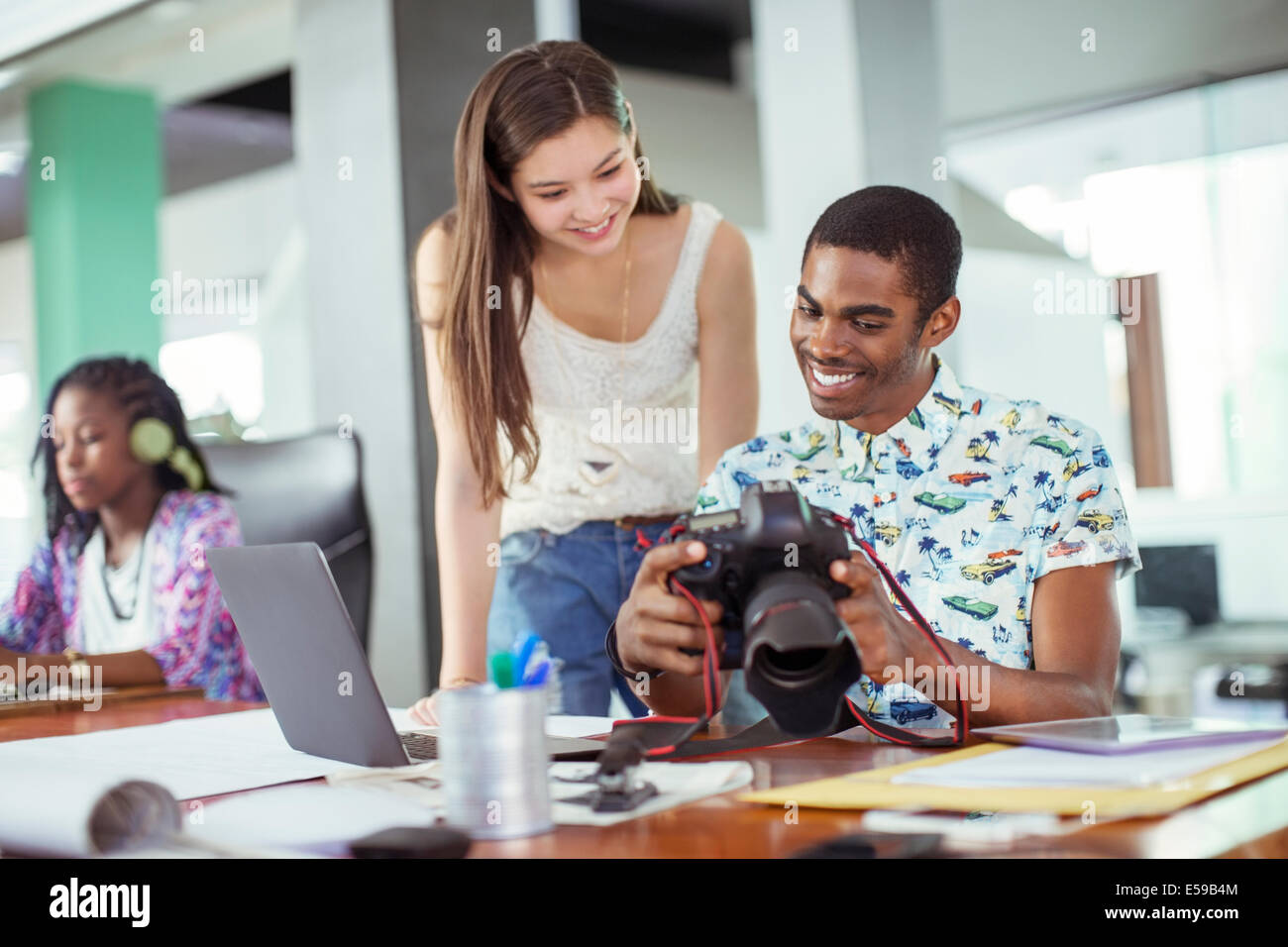 African american man reviewing hi-res stock photography and images - Alamy