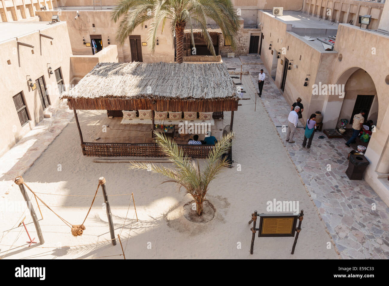 DUBAI, UAE-NOVEMBER 9: Ancient Islamic School, Heritage Village on ...