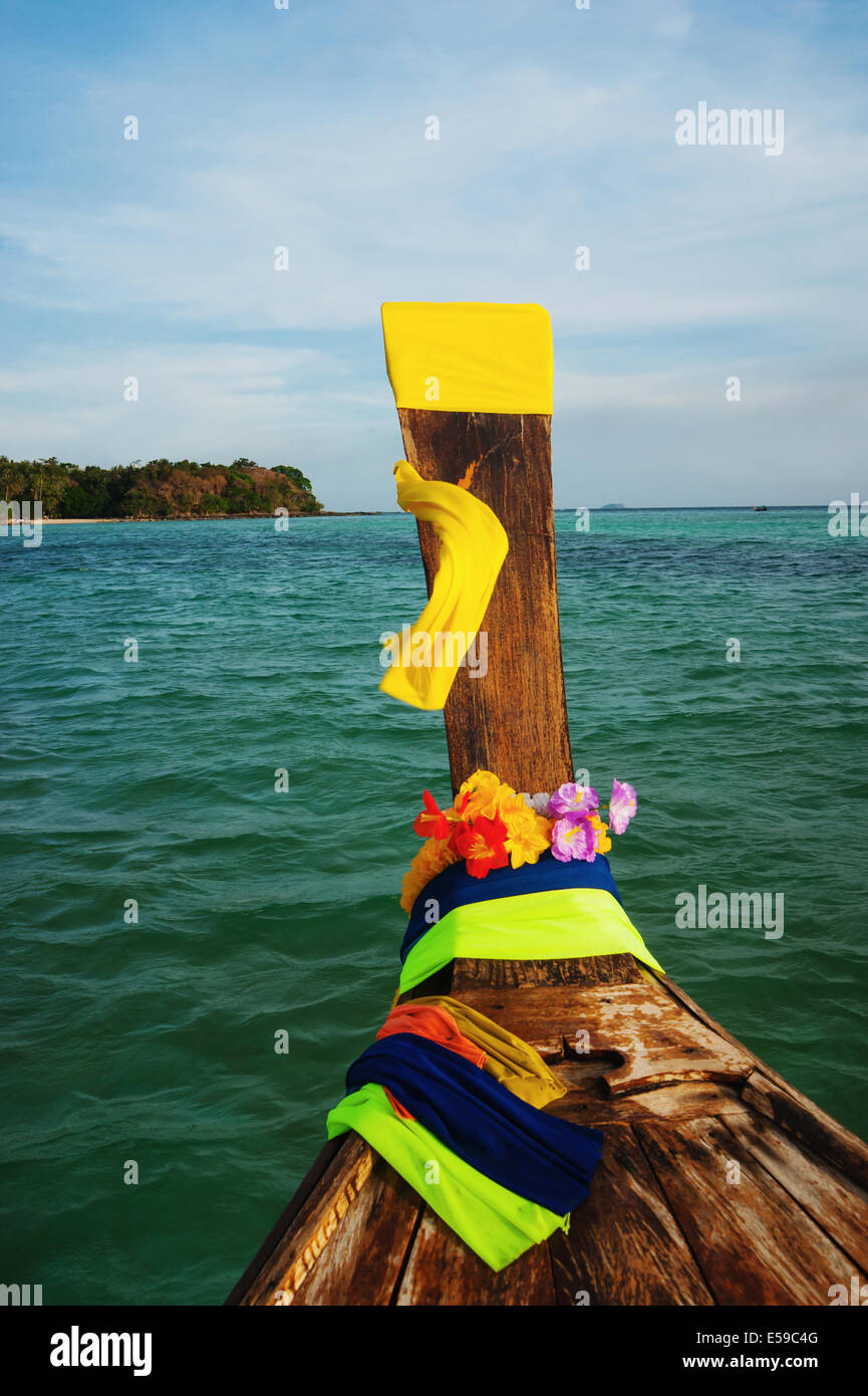 Traditional boats for island transportation hi-res stock photography ...