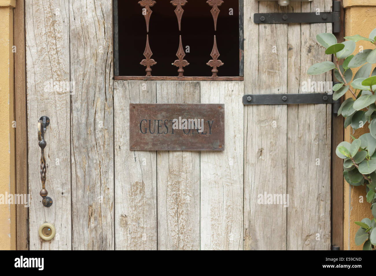 Entrance guests only hi-res stock photography and images - Alamy