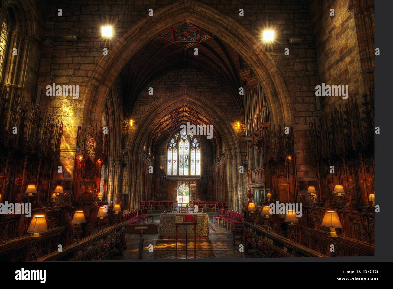 ST ASAPH CATHEDRAL Stock Photo - Alamy