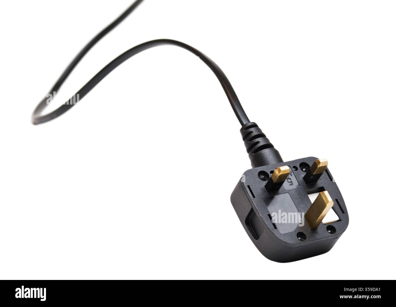 electrical plug isolated on a white background Stock Photo - Alamy