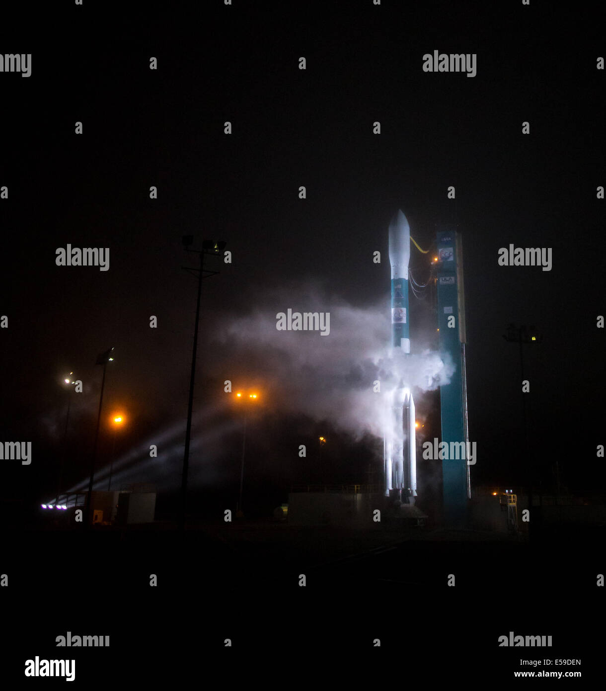 Rocket launch seen from space nasa hi-res stock photography and images ...