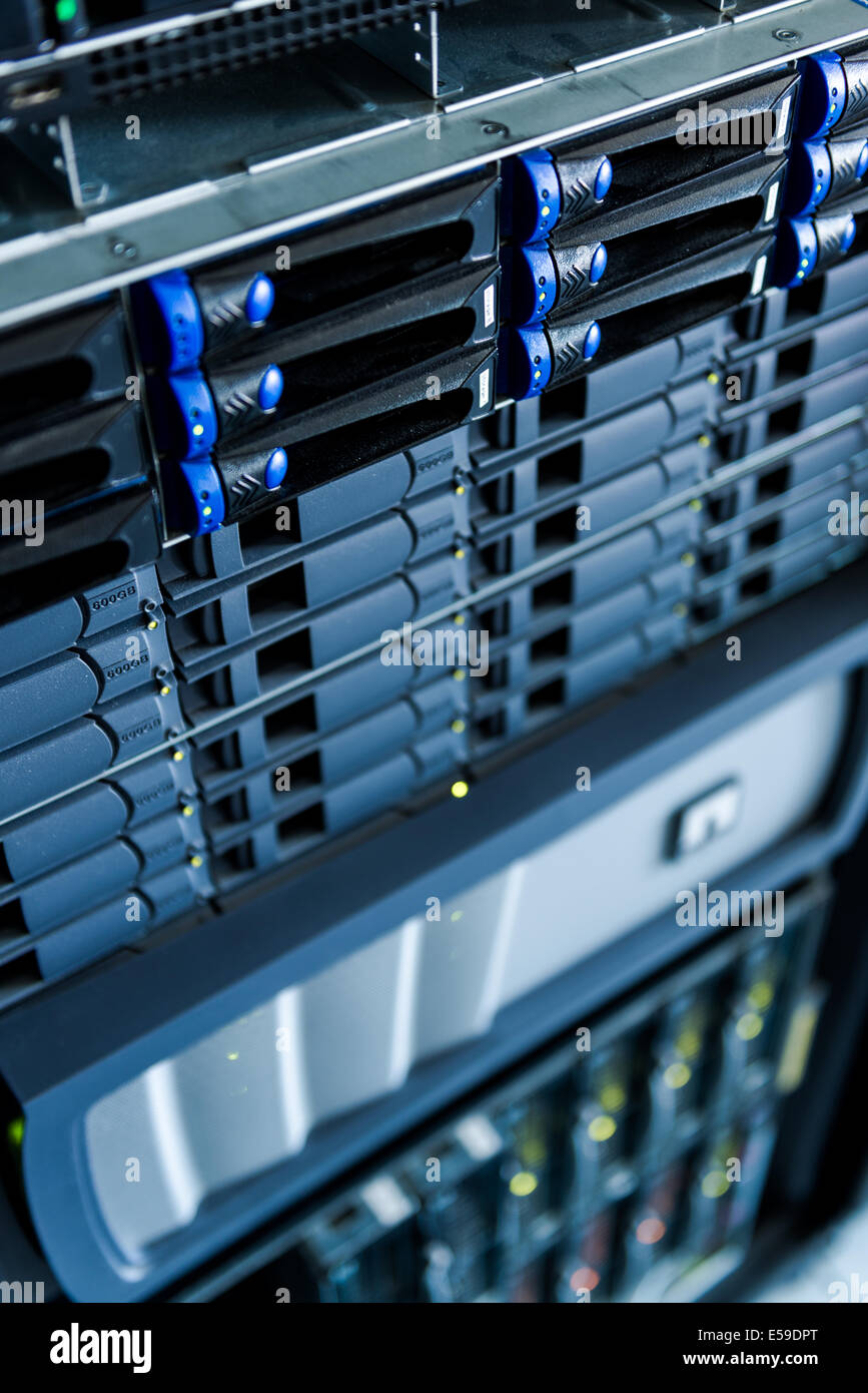 Server rack in data center hi-res stock photography and images - Alamy