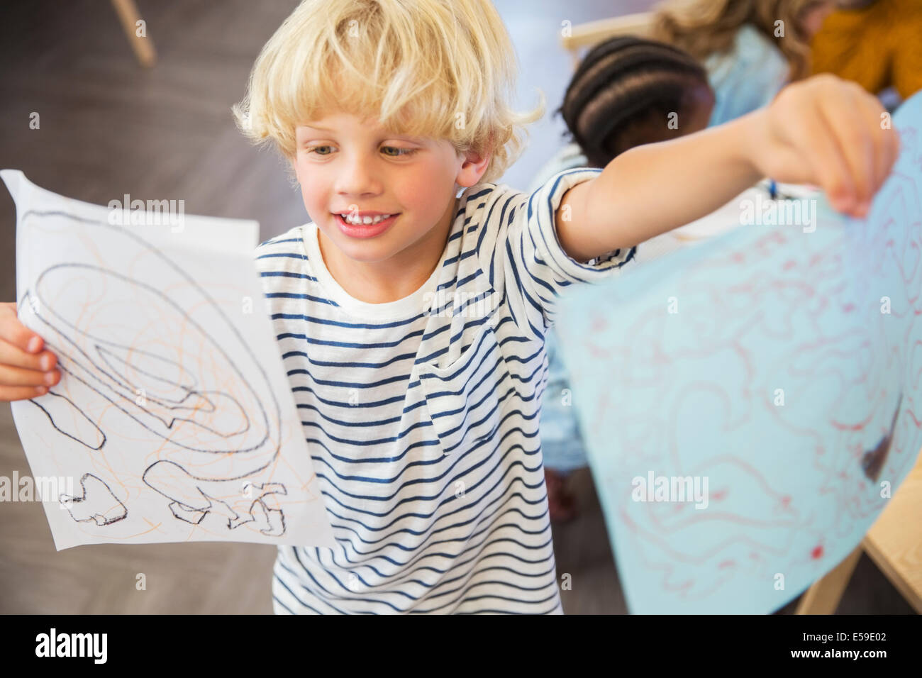 Preschool classroom drawings hi-res stock photography and images - Alamy