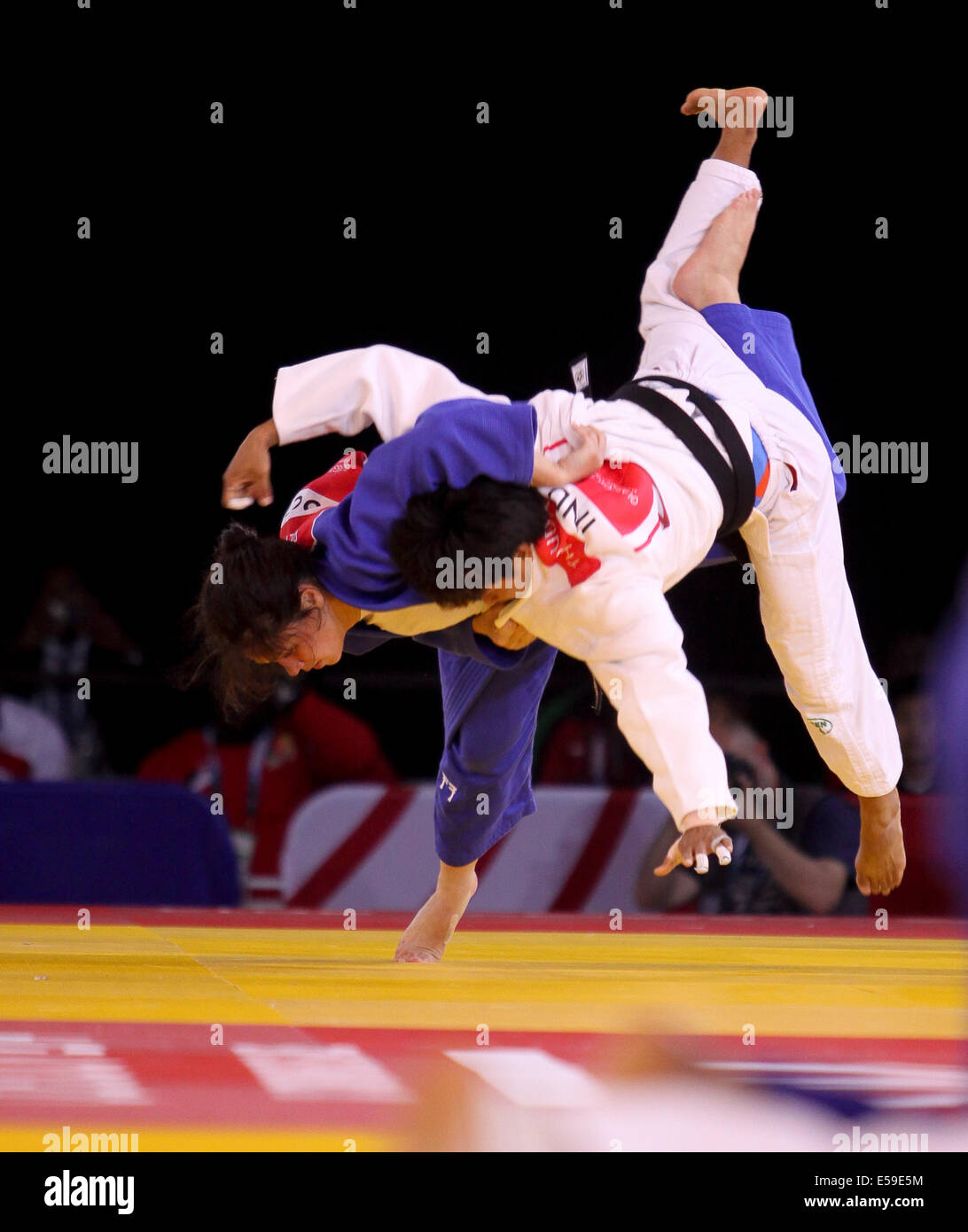 Glasgow, Scotland, UK. 24th July, 2014. Day one competition in the Judo ...
