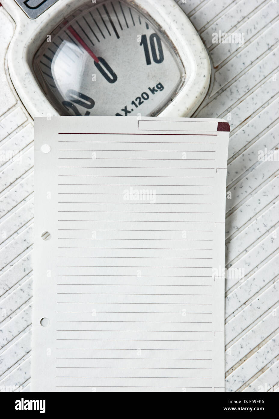 note and floor scales Stock Photo - Alamy