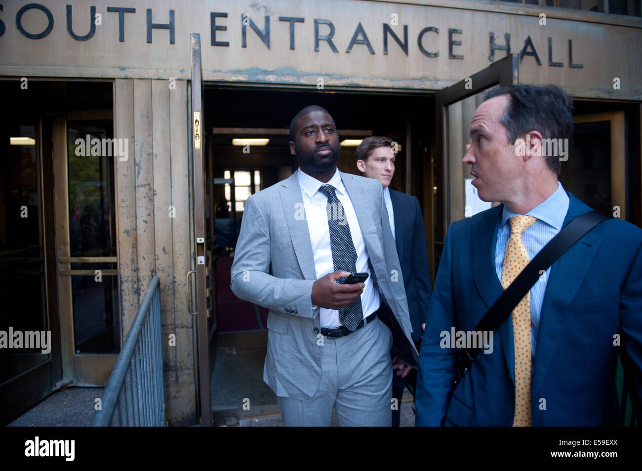 Manhattan, New York, USA. 23rd July, 2014. Former NY Knick RAYMOND ...