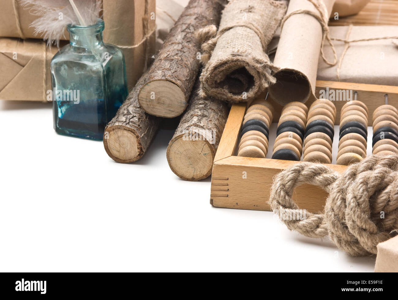 miscellaneous object in cargo office isolated on a white background ...