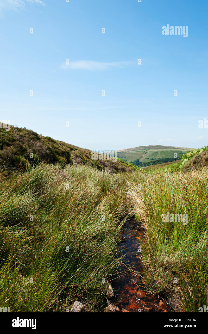 Hillside Stream in the Peak District Stock Photo - Alamy
