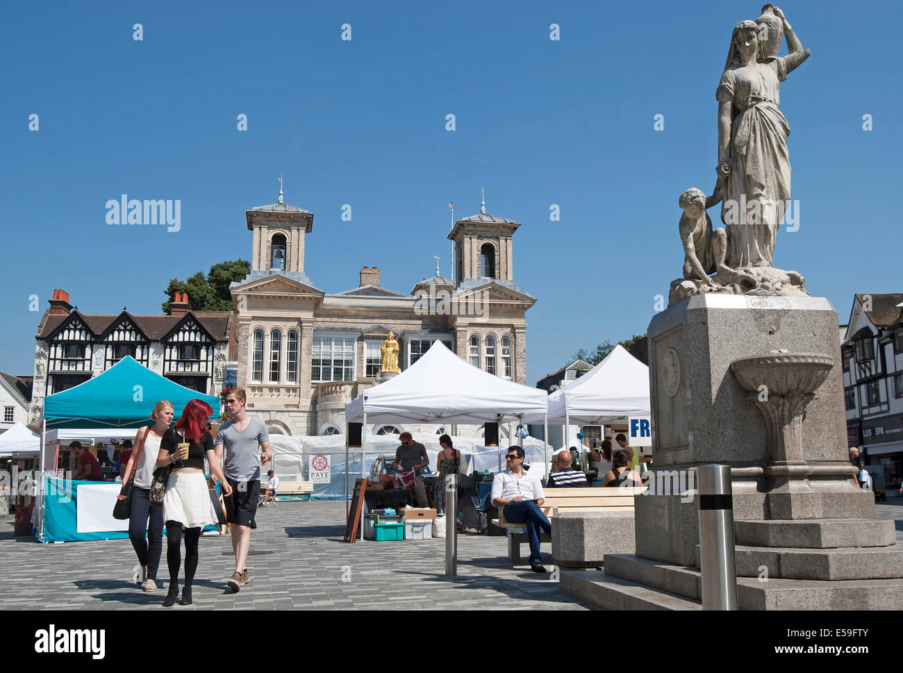 Kingston market square hi-res stock photography and images - Alamy