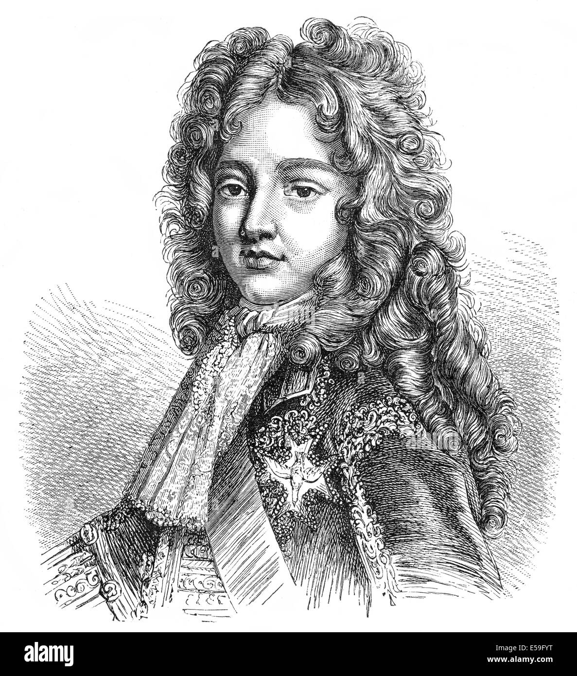Louis of France, Le Grand Dauphin, 1661-1711, eldest son of Louis XIV ...