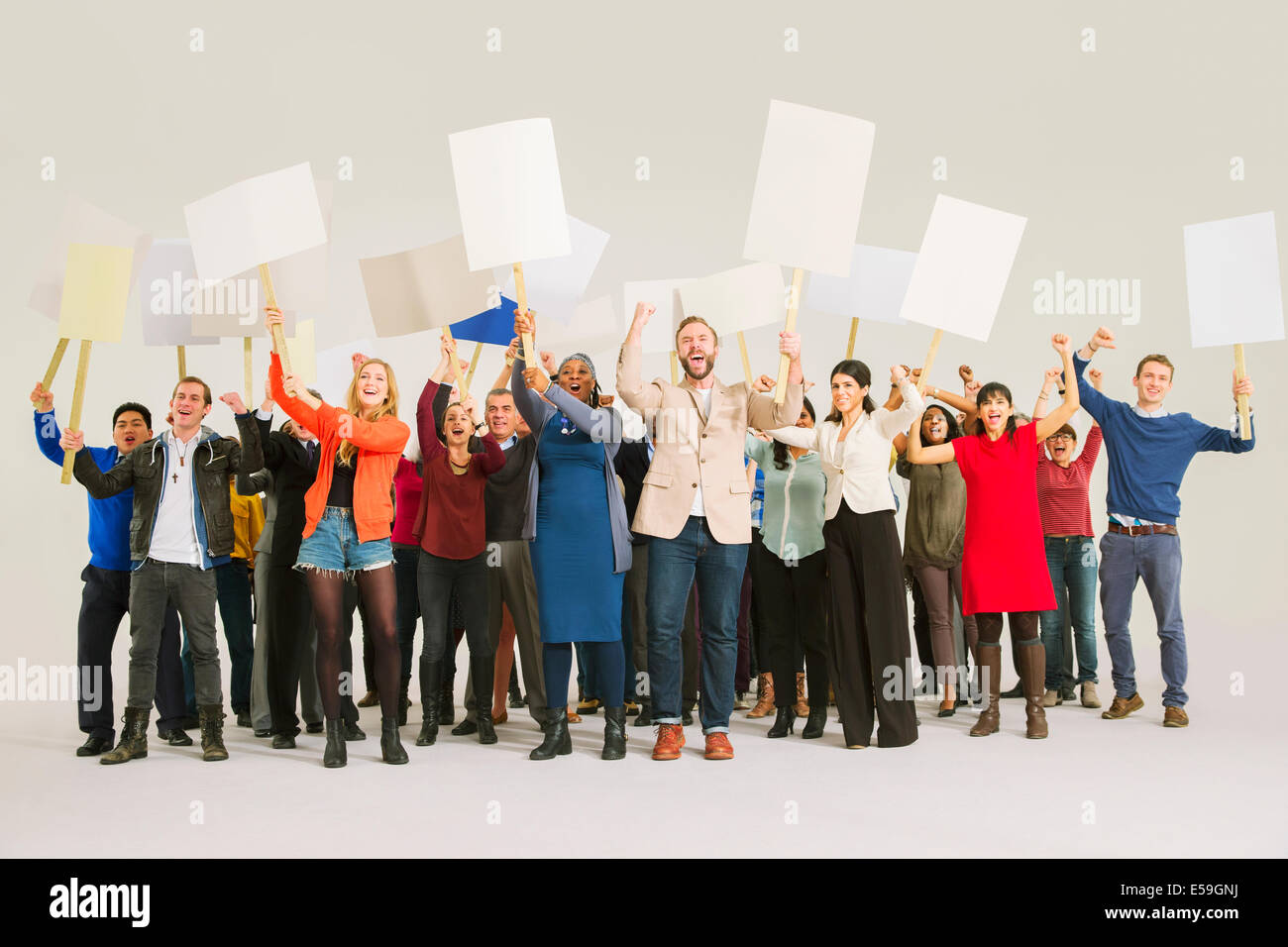 Man with picket sign hi-res stock photography and images - Alamy