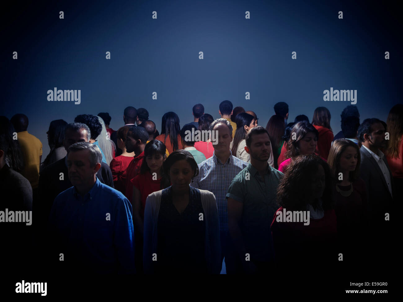 Woman refusing man crowd hi-res stock photography and images - Alamy