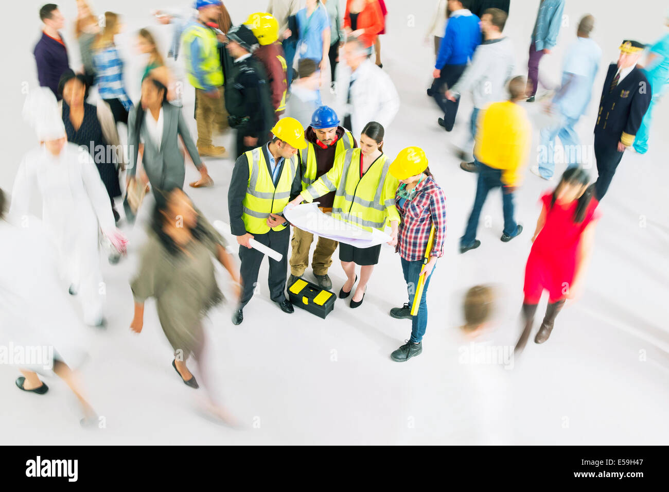 Indian construction worker hi-res stock photography and images - Alamy