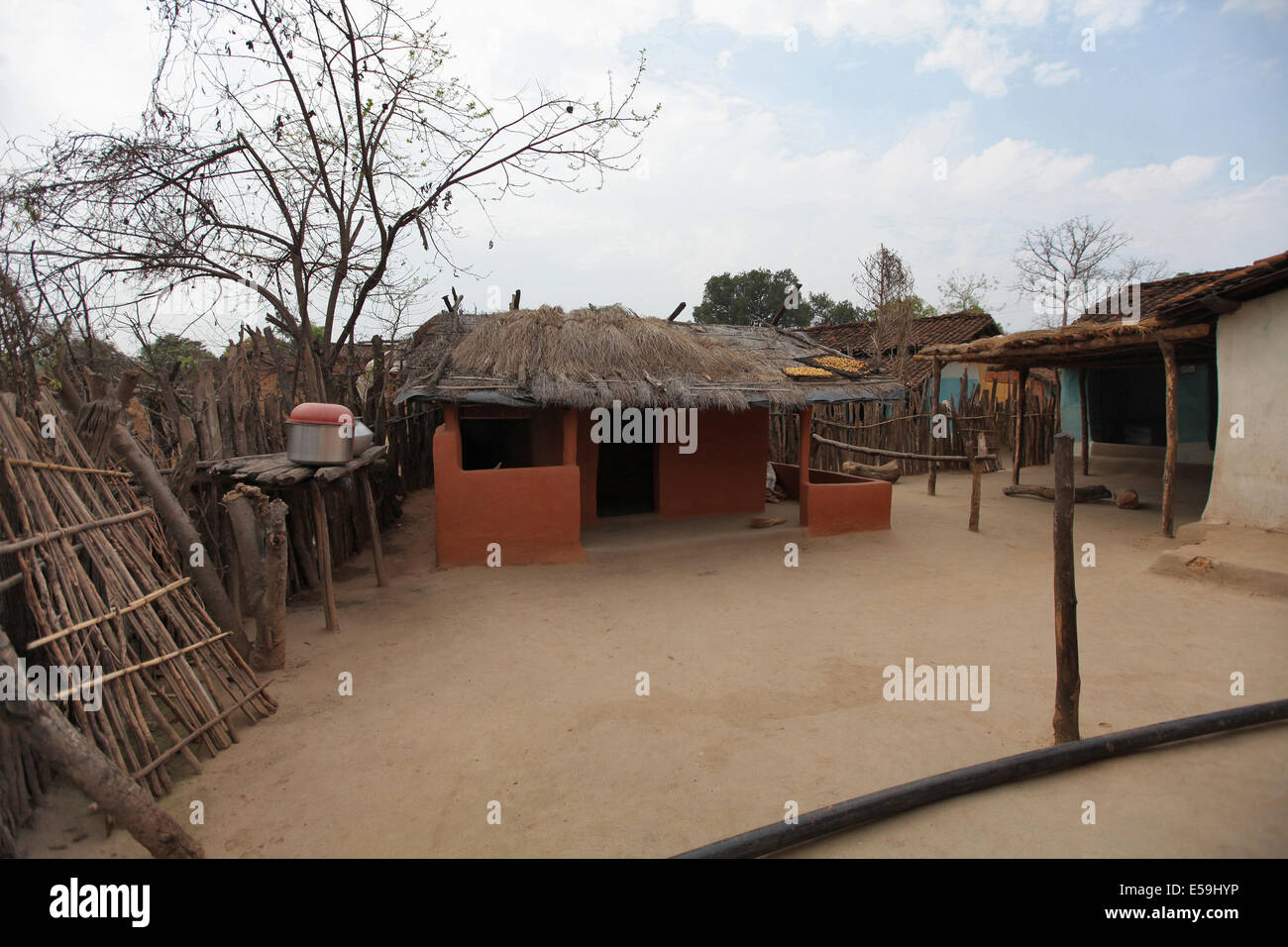 Typical Indian Rural Village House High Resolution Stock Photography ...