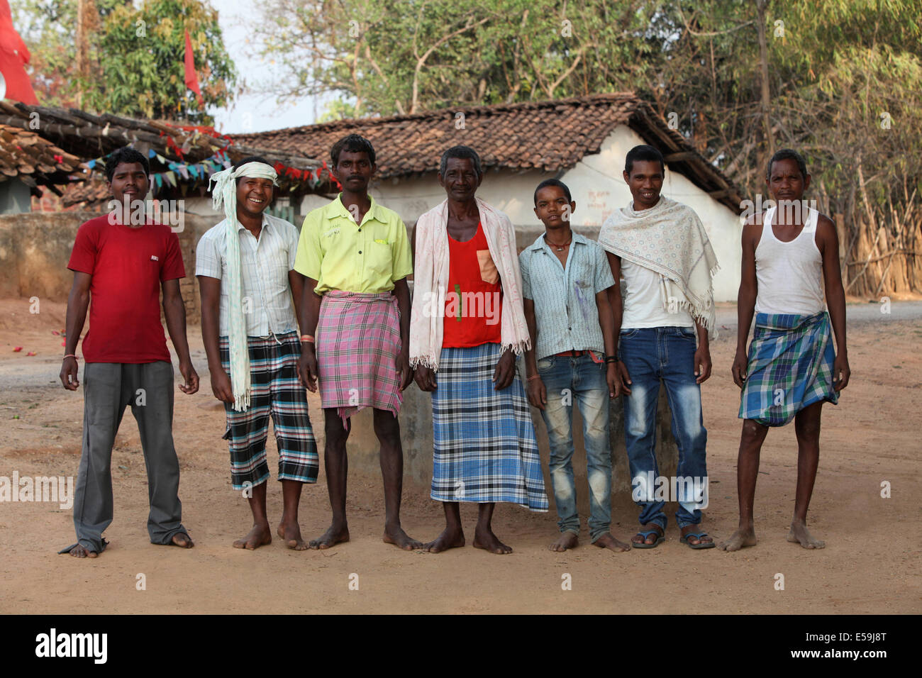 Indian villager group hi-res stock photography and images - Alamy