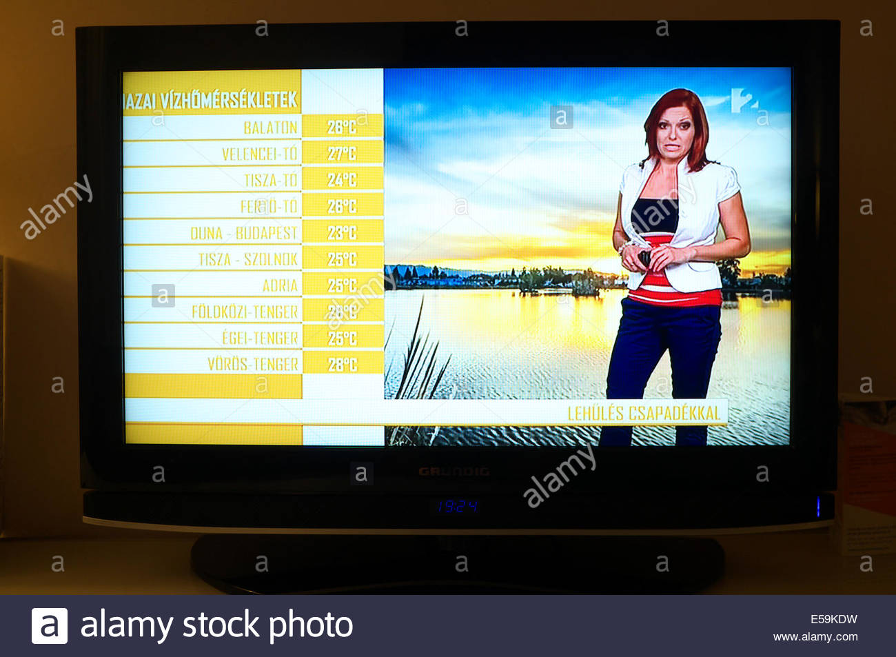 Weather Presenter High Resolution Stock Photography and Images - Alamy