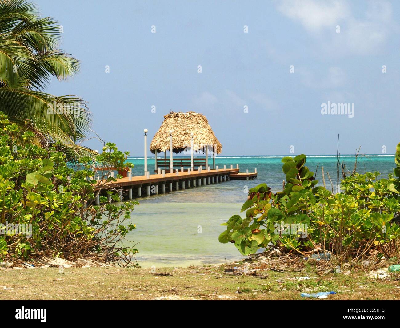Ambergris caye beach hi-res stock photography and images - Alamy