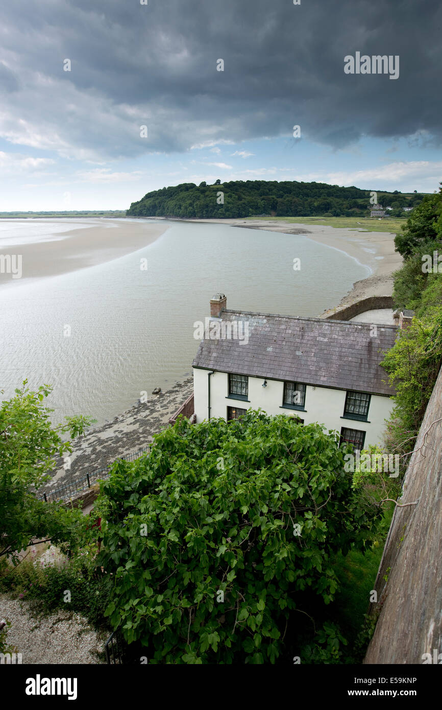 The cottage and home of Welsh Poet Dylan Thomas Stock Photo - Alamy