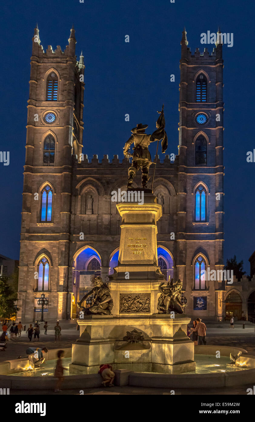 Monument à Maisonneuve Stock Photo - Alamy
