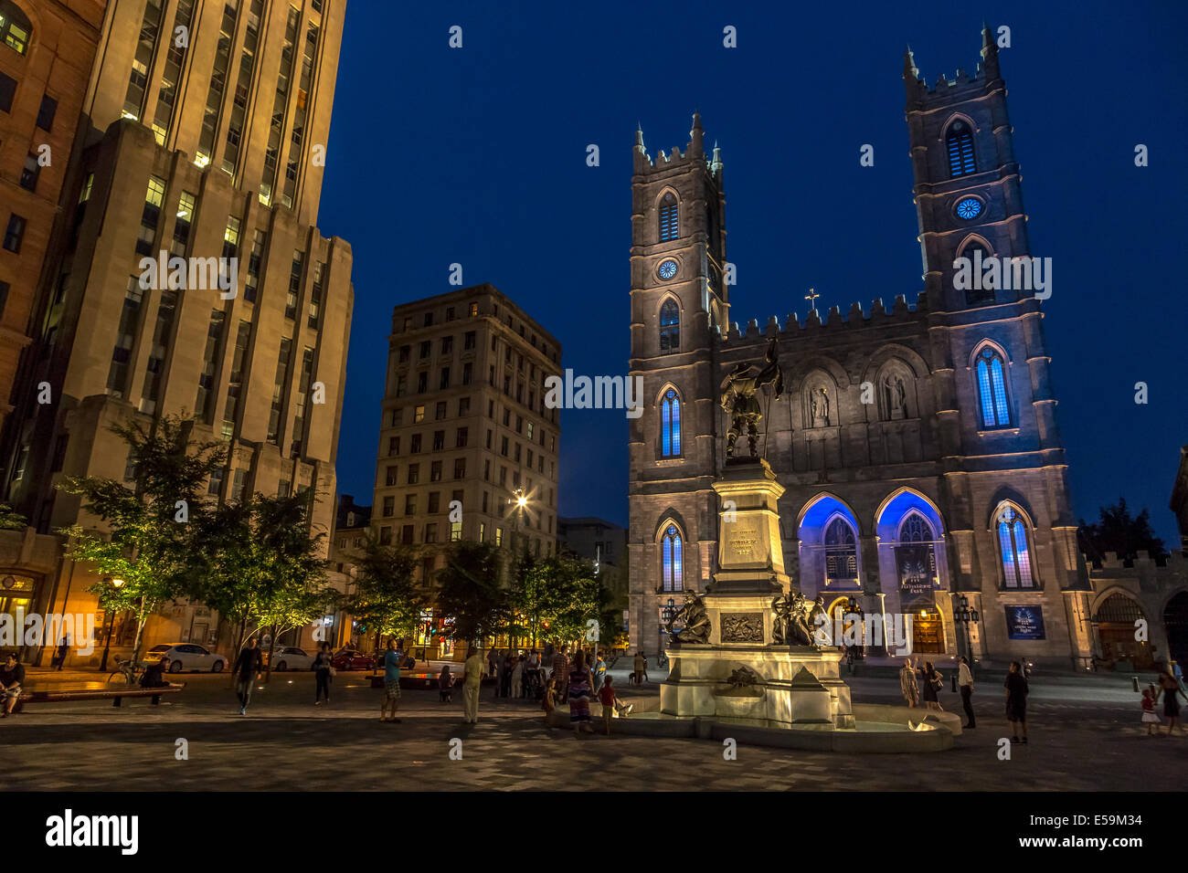 Monument à Maisonneuve Stock Photo - Alamy
