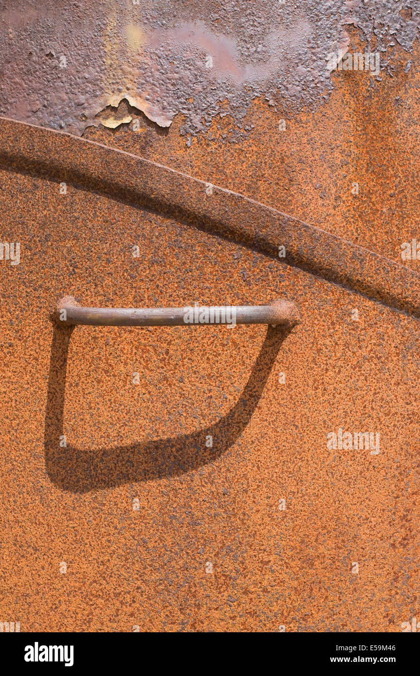 Industrial rusty old iron barrel hi-res stock photography and images ...