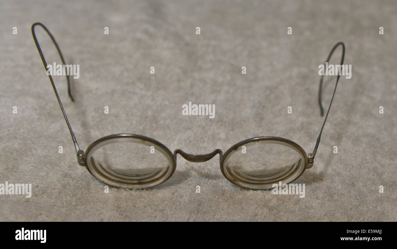 Auschwitz glasses hi-res stock photography and images - Alamy